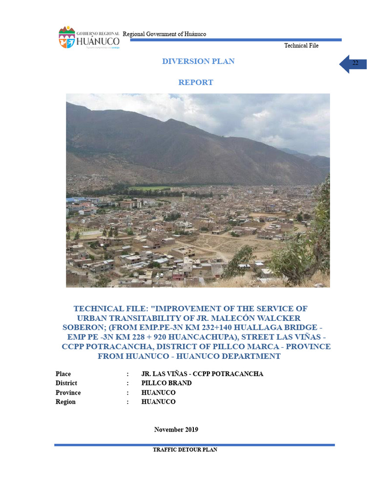 Deviation Plan Report | PDF | Traffic | Road