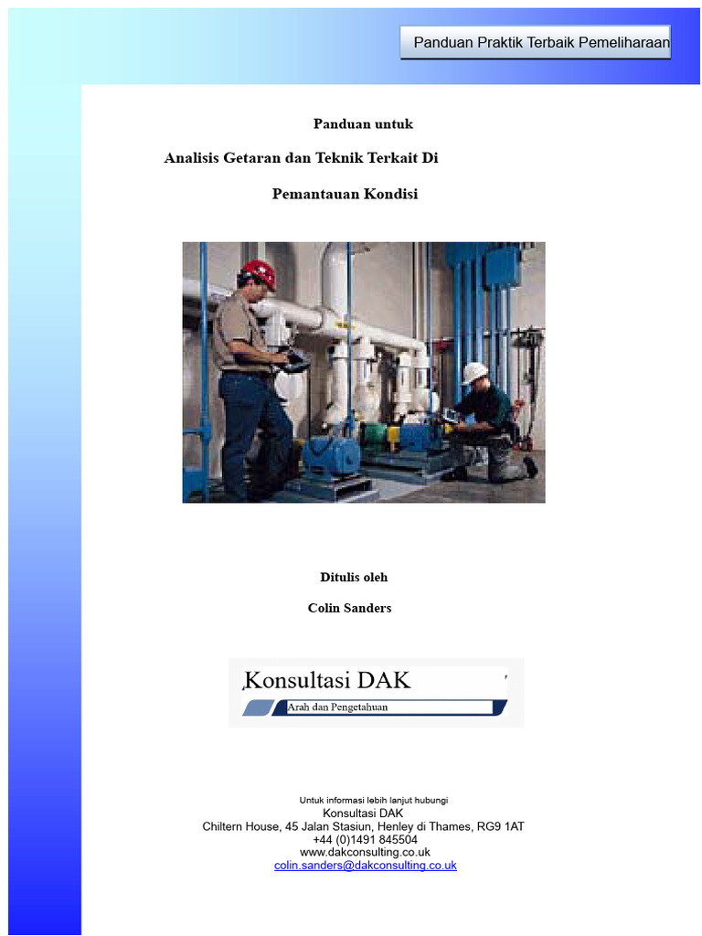 Panduan Analisis Getaran Mesin | PDF