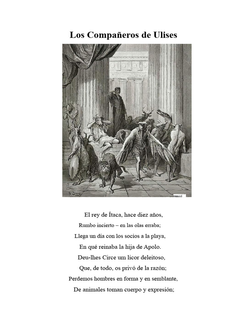 Los Compañeros de Ulises: Transformación y Libertad | PDF