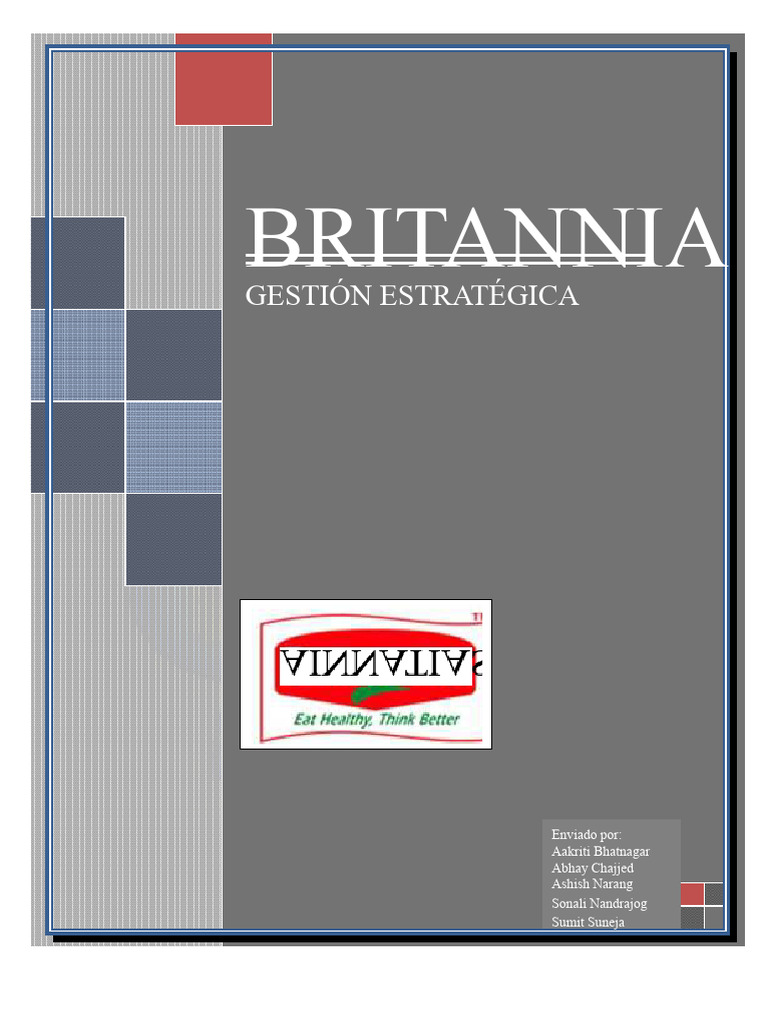 Informe Final de Britannia | PDF | Economias