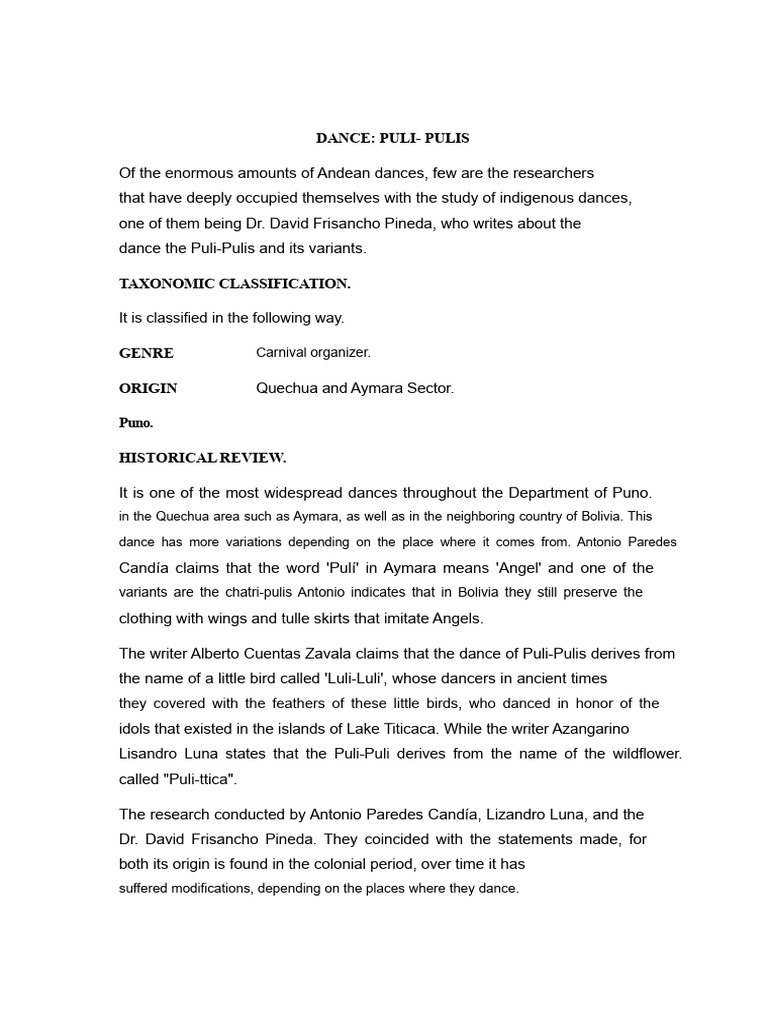 Puli Pulis Dance | PDF | Clothing | Fashion