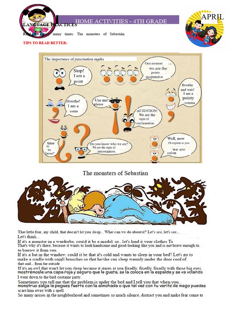 Language Practices 4TH Grade Paragraph Sentence Reading Writing | PDF ...