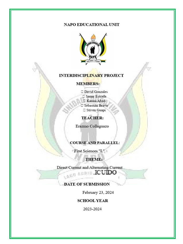 Direct Current and Alternating Current Project | PDF | Direct Current | Alternating Current