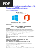 KMS 2038 Activation Suite v8.7 Download | PDF | Microsoft Windows ...