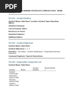 Daily Meeting Schedule for ICS 230-CG | PDF | Incident Command System ...