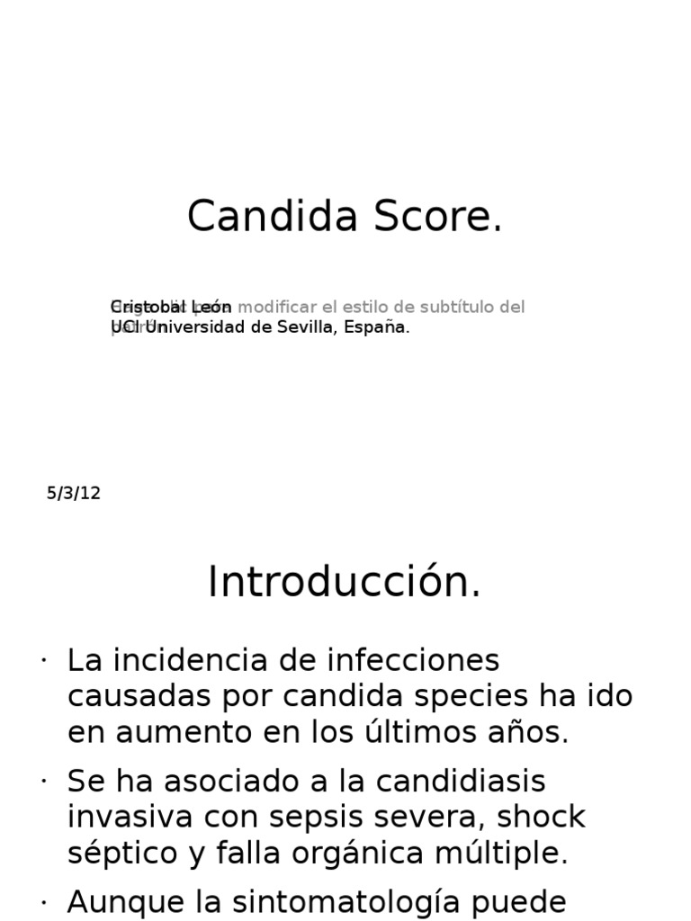 Candida Score
