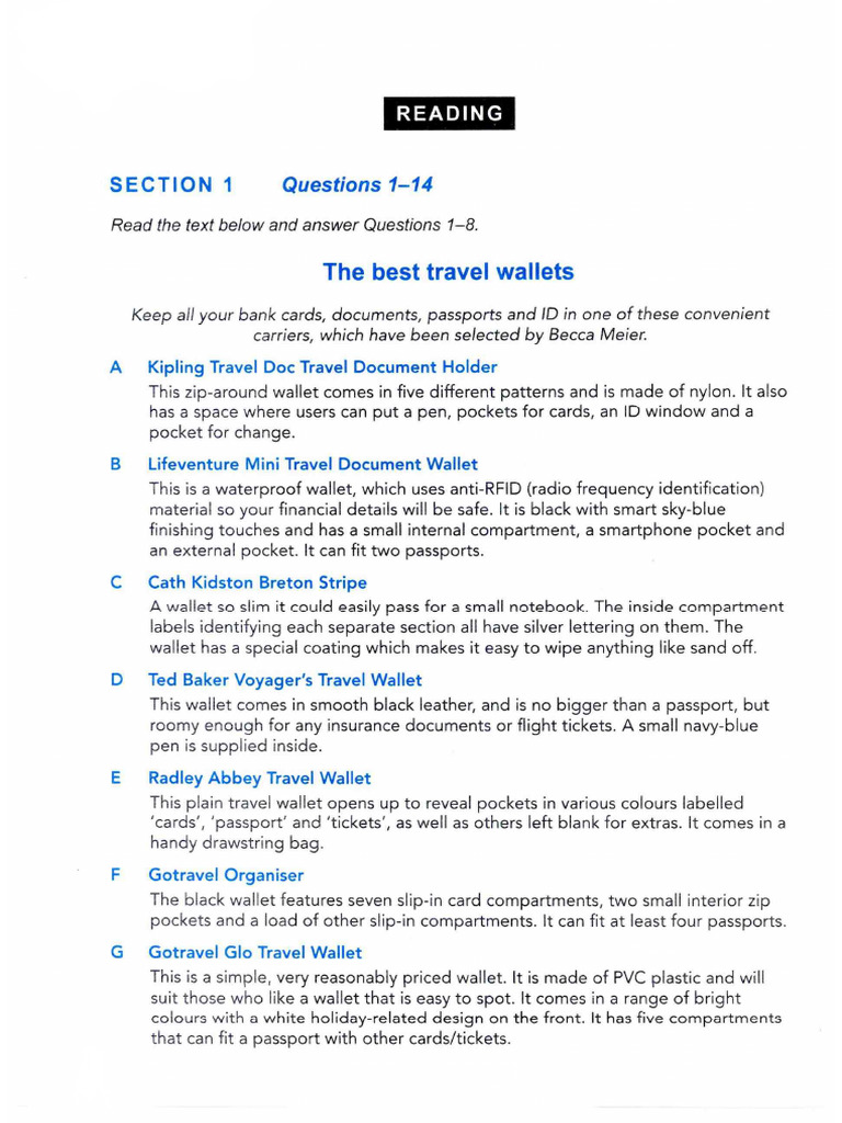 Alan Reading Section | PDF