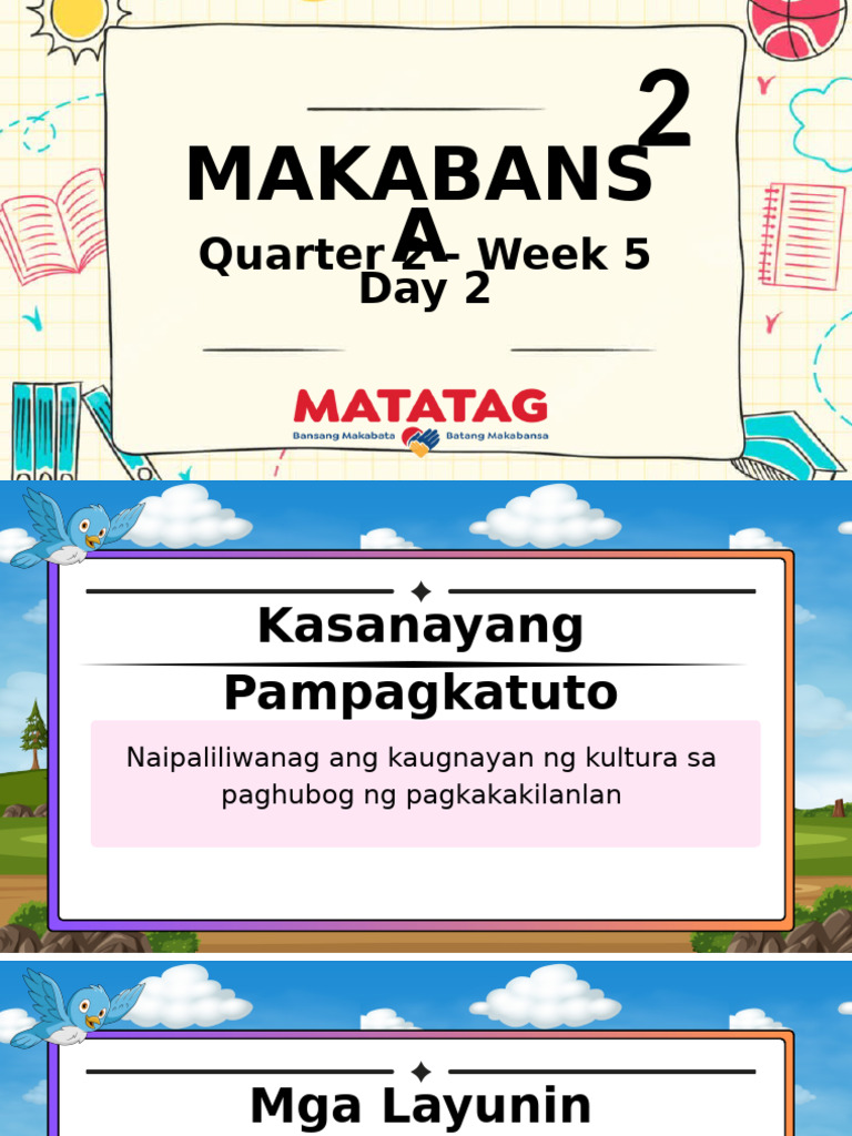 Q2-Makabansa 2 Week 5-Day 2 | PDF