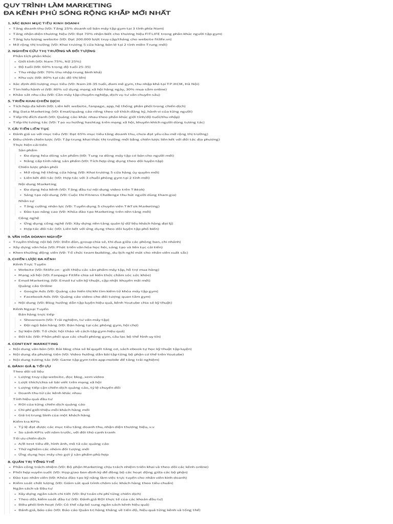 Quy Trình Làm Digital | PDF