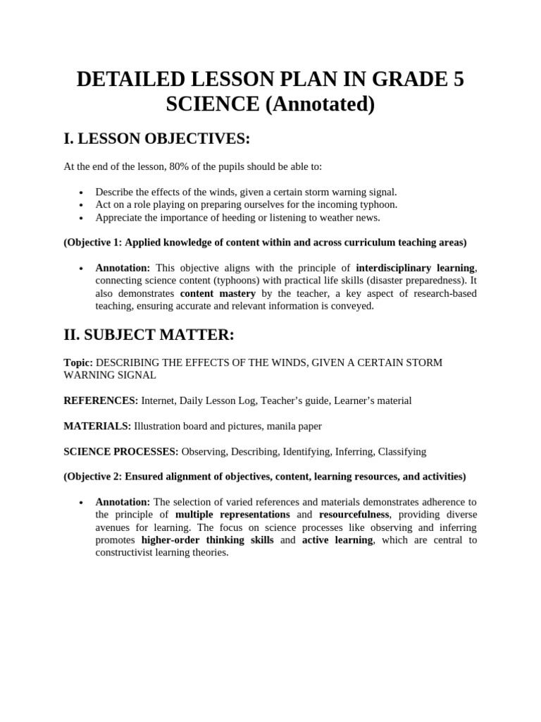 Pmes Lesson Plan | PDF | Learning | Teachers