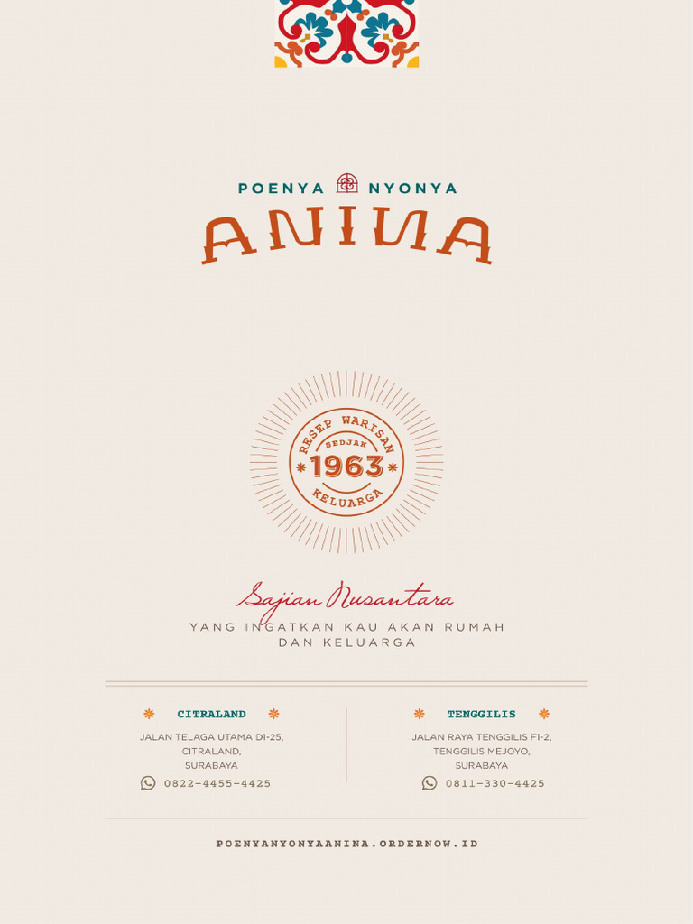 PNA - Buku Menu 2025 | PDF