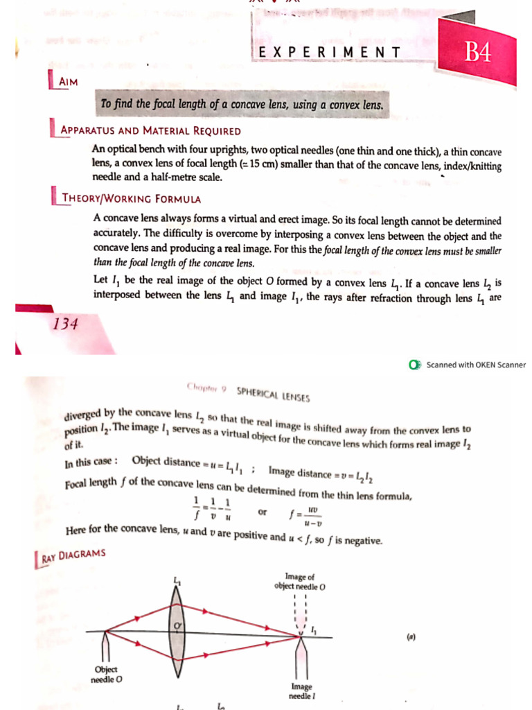 Practical 11 Concave Lens | PDF
