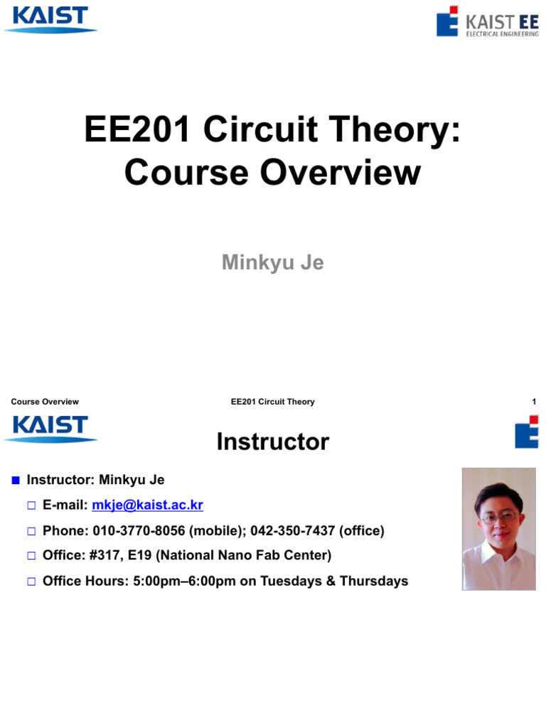 EE201 Ch0 Course Overview - Appendix - For - Circuit - Theory ...