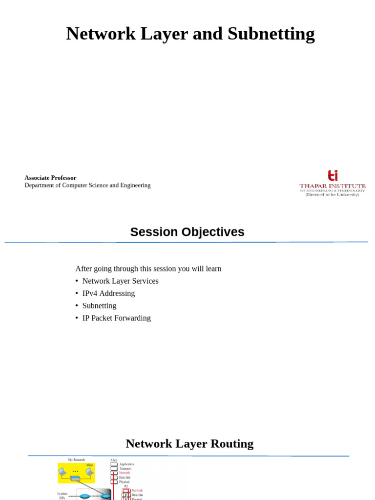 10. Network Layer | PDF | Internet Protocols | Ip Address