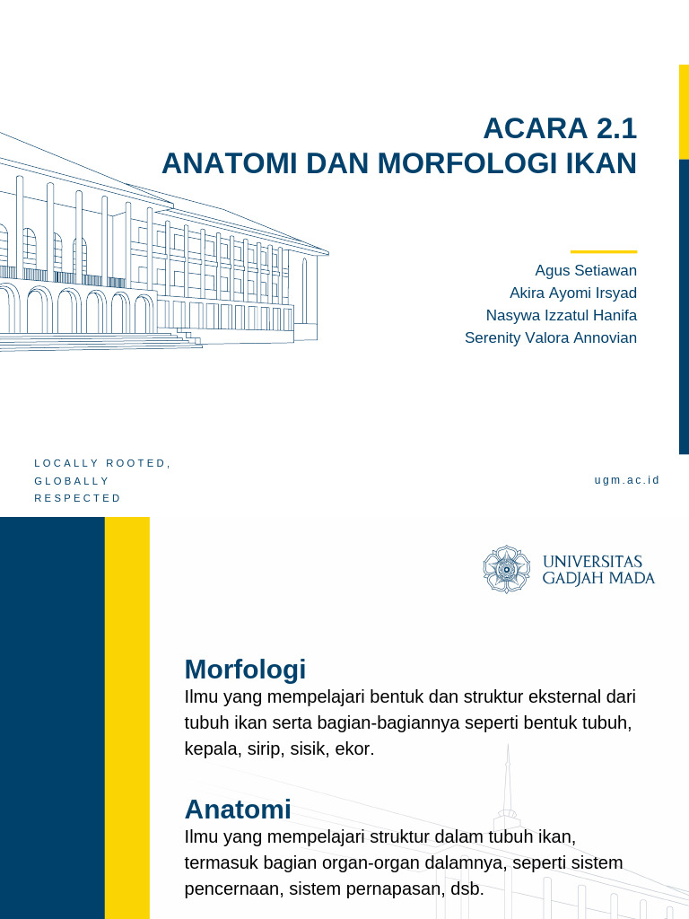 Morfologi dan Anatomi Ikan Lengkap | PDF