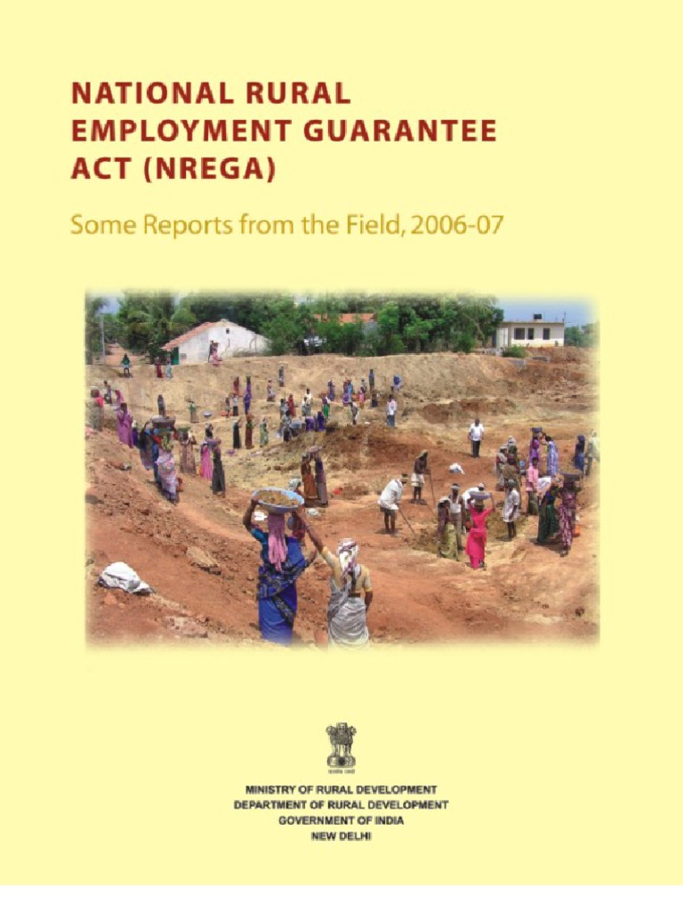 NREGA Report | PDF | Employment | Poverty