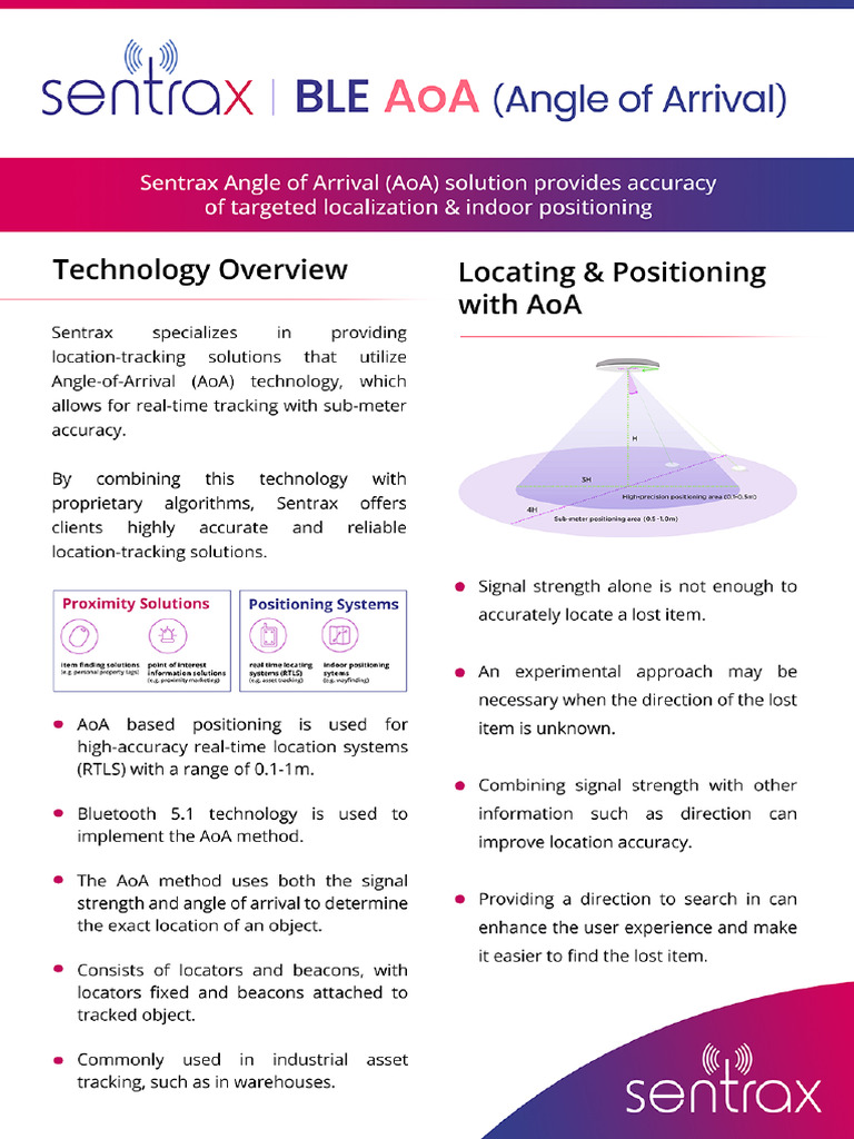 BLE AoA Brochure | PDF