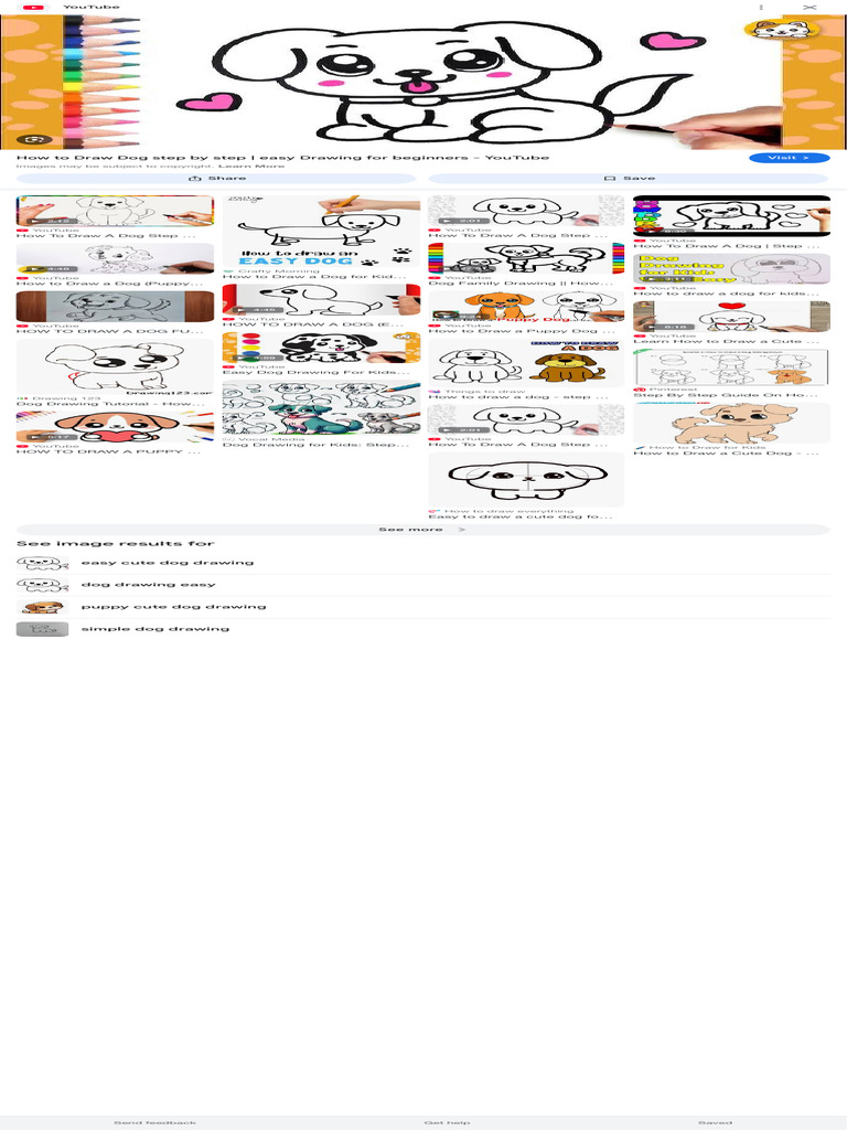 How To Draw A Dog - Google Search | PDF | Subspecies Of Canis Lupus | Dogs