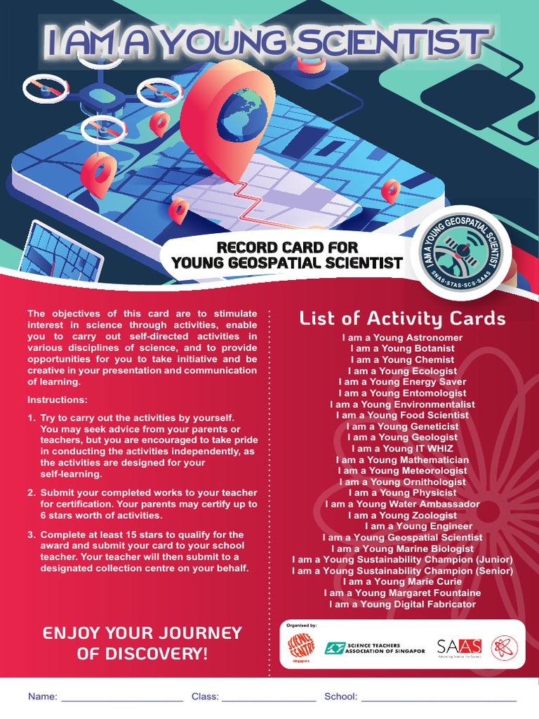 Young Geospatial Scientist Activities | PDF