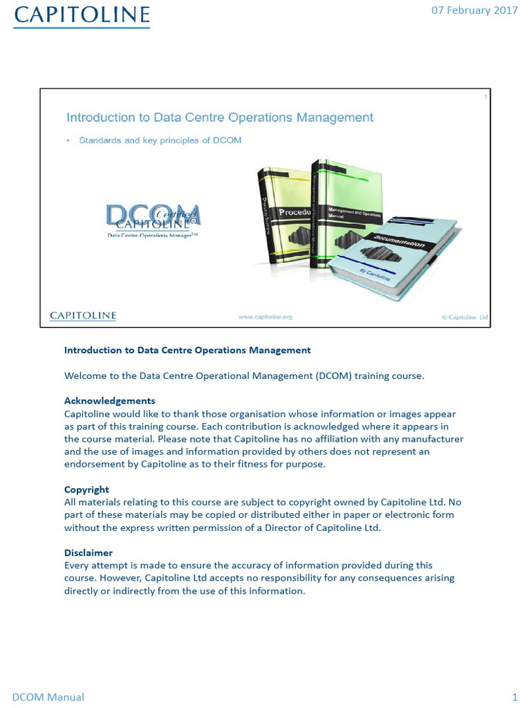 DCOM Manual JAN17 Copy Million | PDF | Quality Management | Business