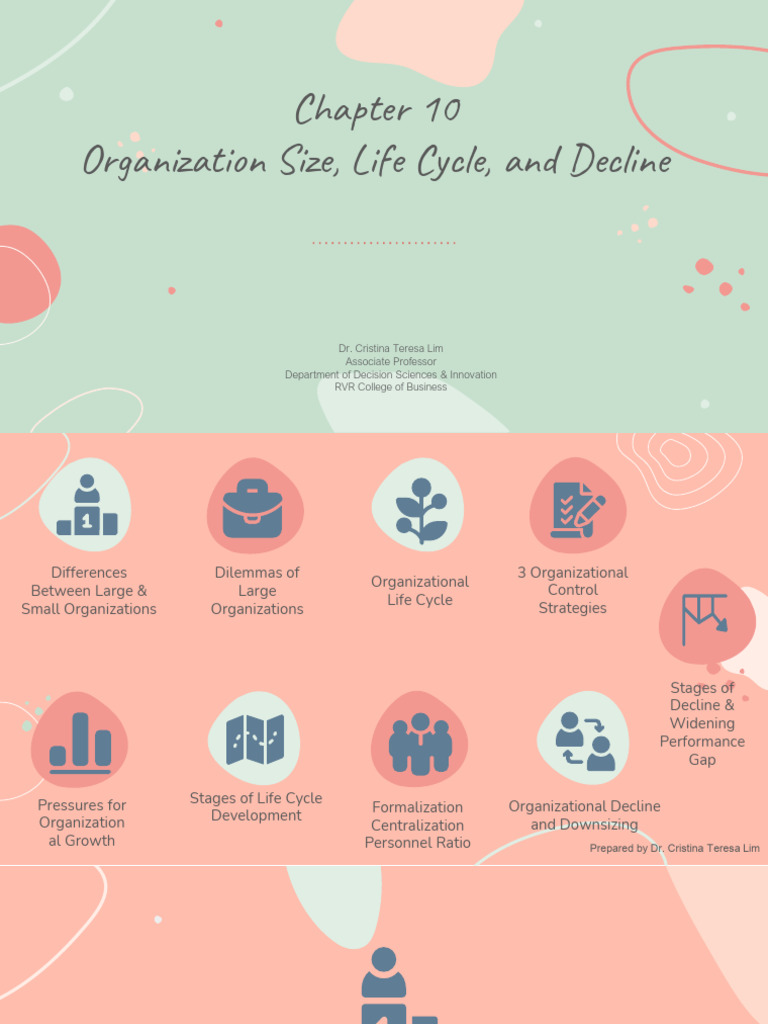 CH10 - Organization Size, Life Cycle & Decline | PDF | Bureaucracy ...