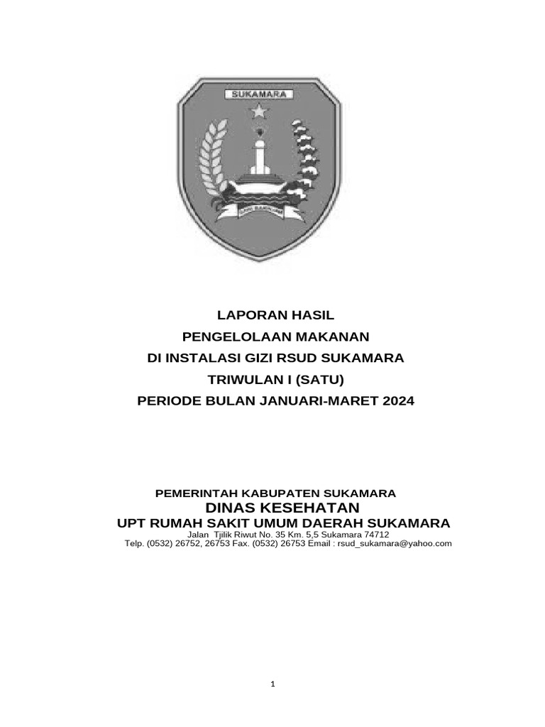 Fix - Tri Wulan I Jan-Maret TH 2024 | PDF