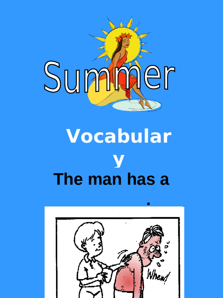 95 Summer Vocab | PDF