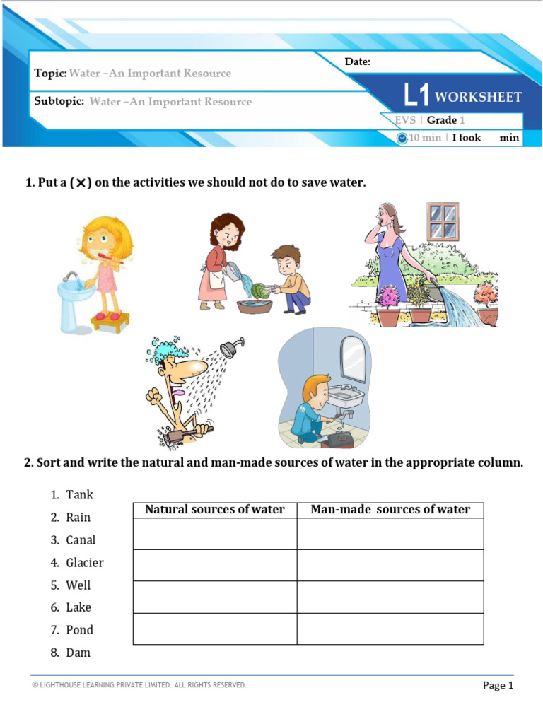 Worksheet 2 | PDF