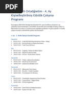 2026 KPSS Haftalik Program | PDF