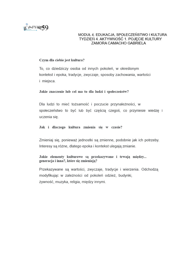 GZamora - Noc Kultury | PDF