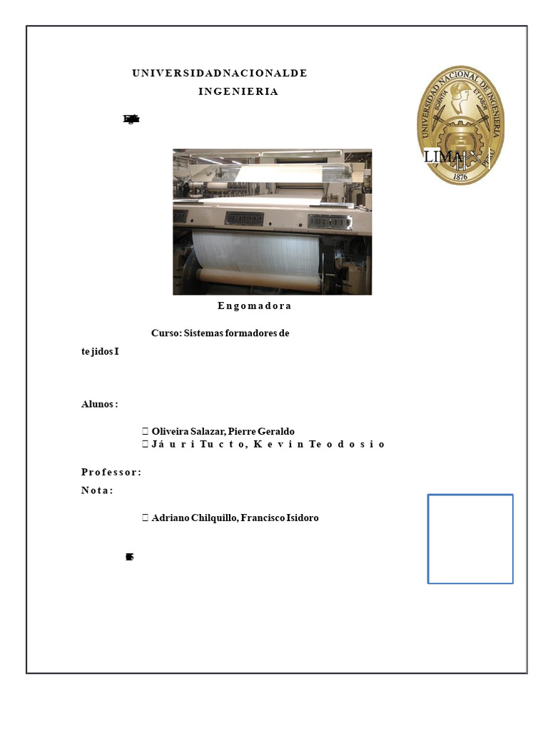engomadora | PDF | Tear | Tingimento