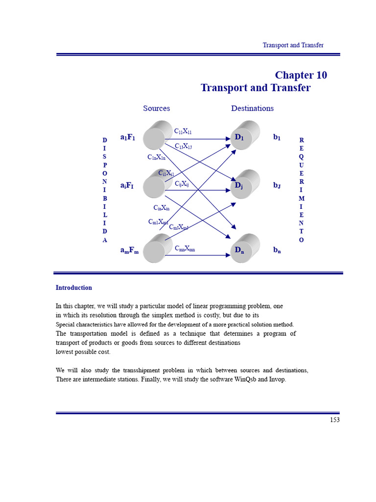 Operations Research Transportation and Transshipment | PDF | Linear ...