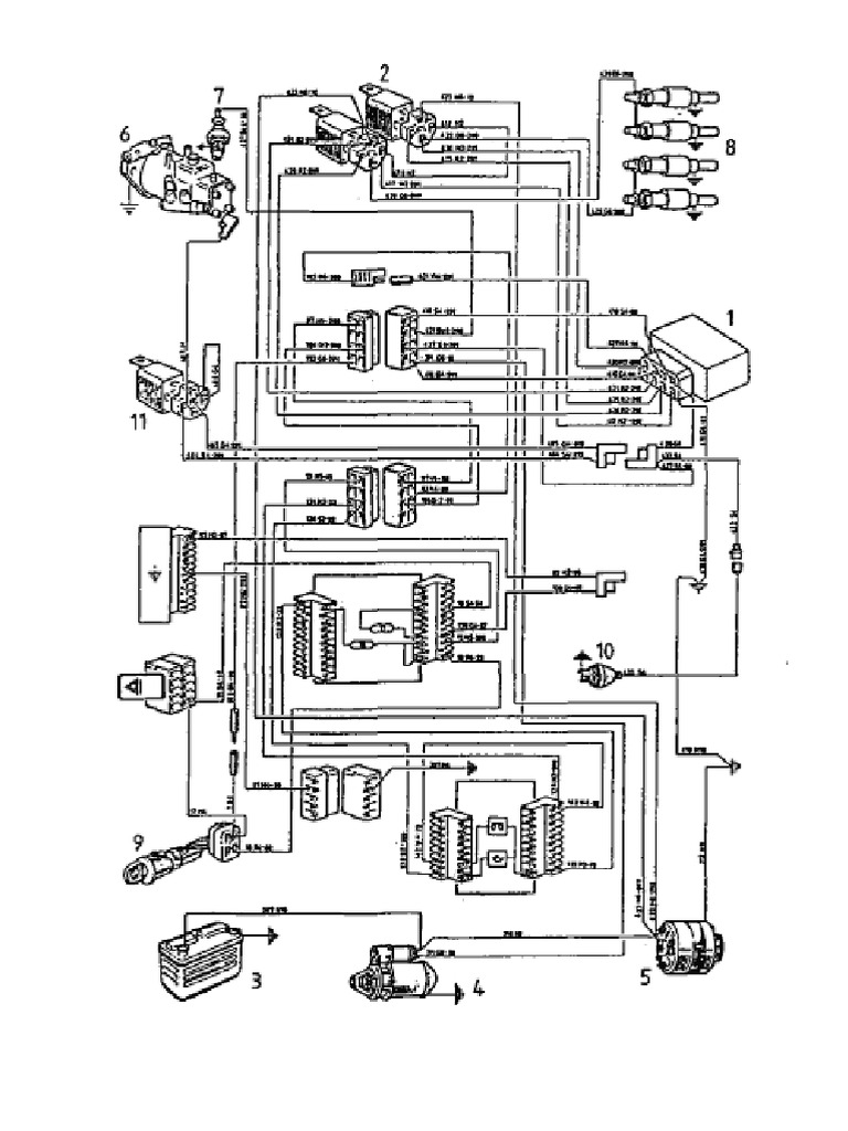 Skema Listrik Mobil Renault Diesel | PDF