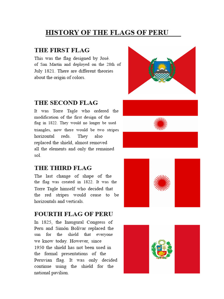 Evolution of the Peruvian Flag | PDF