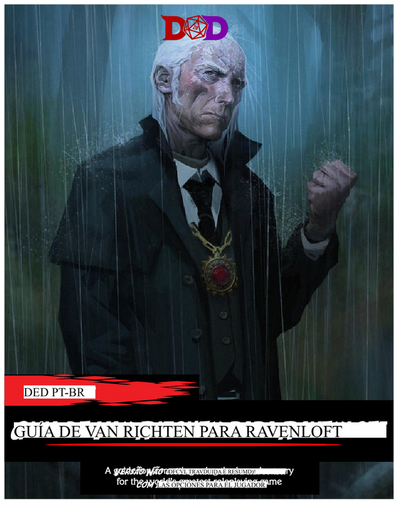 VGR (ES) - Guía de Van Richten para Ravenloft - Razas y Subclases | PDF