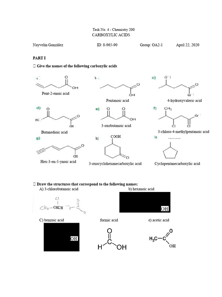 Carboxylic Acids and Their Properties | PDF | Ester | Acid