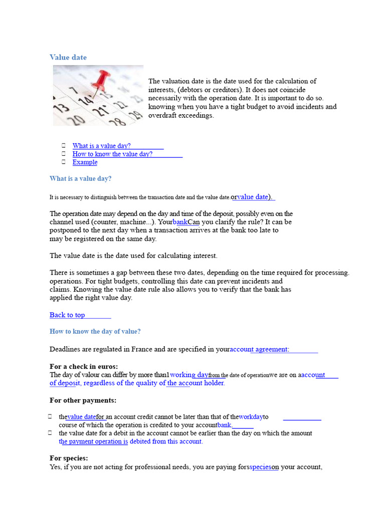chapter 1 calculation of bank overdrafts hamburg method | PDF ...