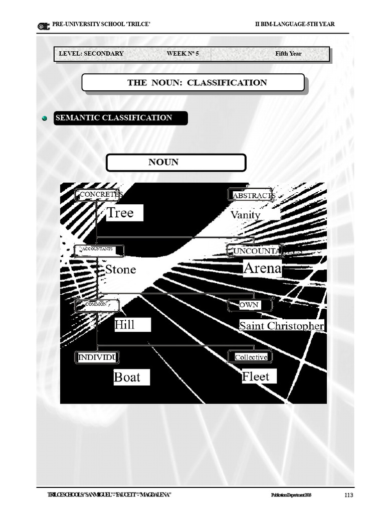 Noun - Classification Resolved | PDF | Grammatical Gender | Noun