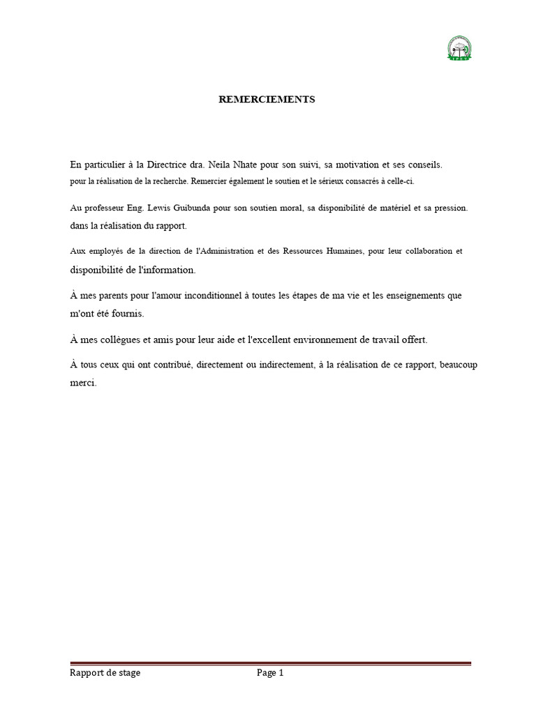 Rapport de Stage en Informatique 2017 | PDF | Informatique | Informations