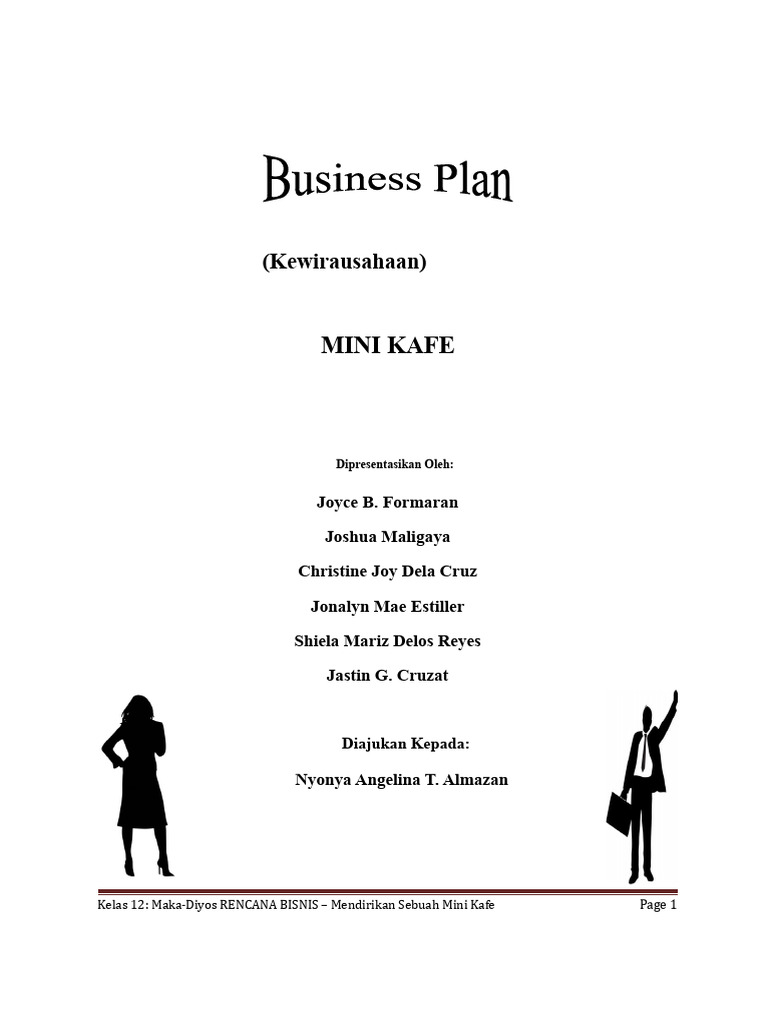 Rencana Bisnis Mini Kafe YouSmile | PDF
