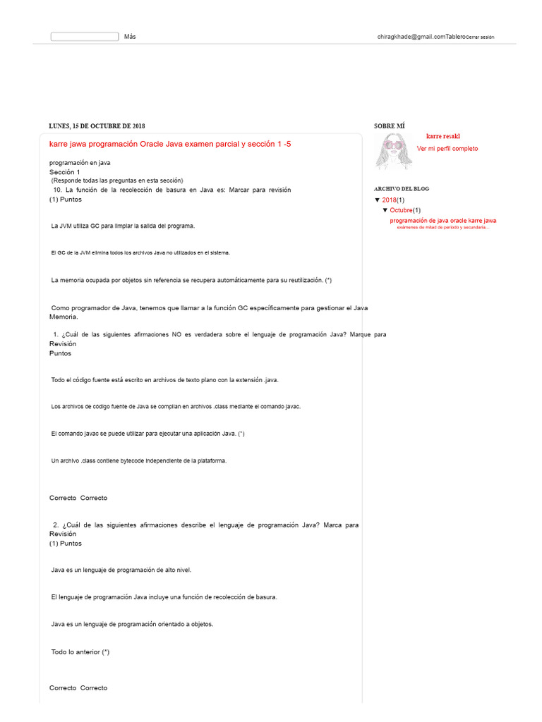Sección 1-5 Dan Examen de Medio Término PDF | PDF | Java (lenguaje de programación) | máquina ...