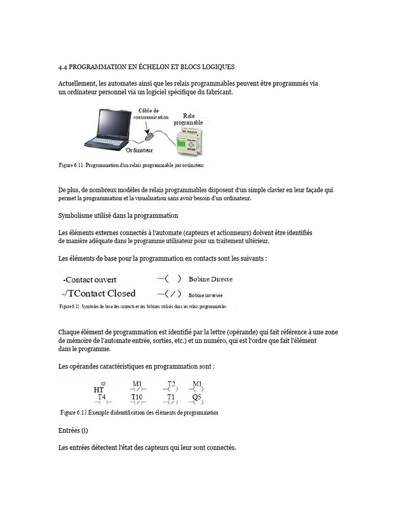 Programmation Logique d'Échelle | PDF | Programmation informatique ...