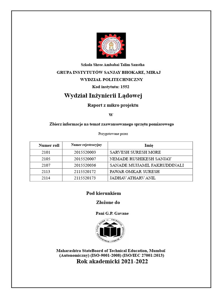 Mikroprojekt ASU | PDF