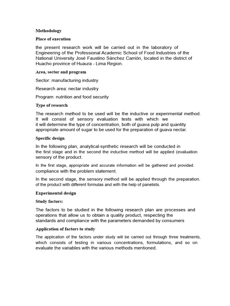 Process of Making Guava Nectar | PDF | Water | Juice