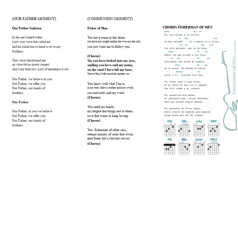 Catholic Songbook With Chords | PDF