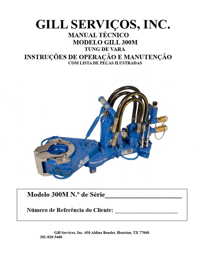 Manual Técnico do Modelo Gill 300M | PDF | Calibração | Engenharia Mecânica