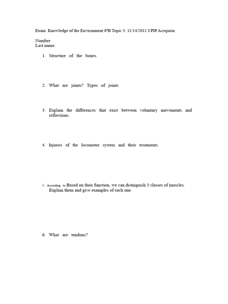Locomotor System Examination | PDF