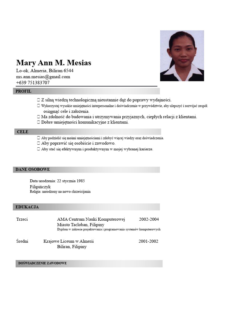 Mary Ann L | PDF