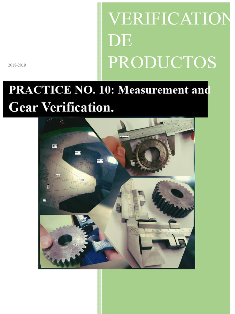Gear Measurement and Verification Guide | PDF | Gear