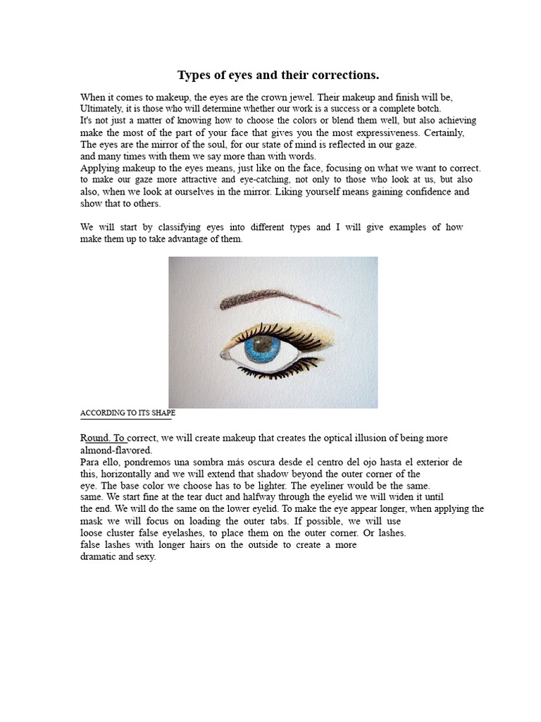 Eye Makeup Techniques by Eye Type | PDF | Facial Features | Eye